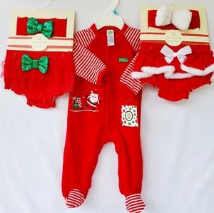 Baby Essentials | Matching Sets | Bundle 3 Piece Christmas Sets 6 ...